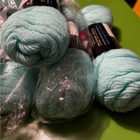 Red Heart | Office | Red Heart Baby Yarn 6 Skeins 3 Ply Oz Pale Aqua ...
